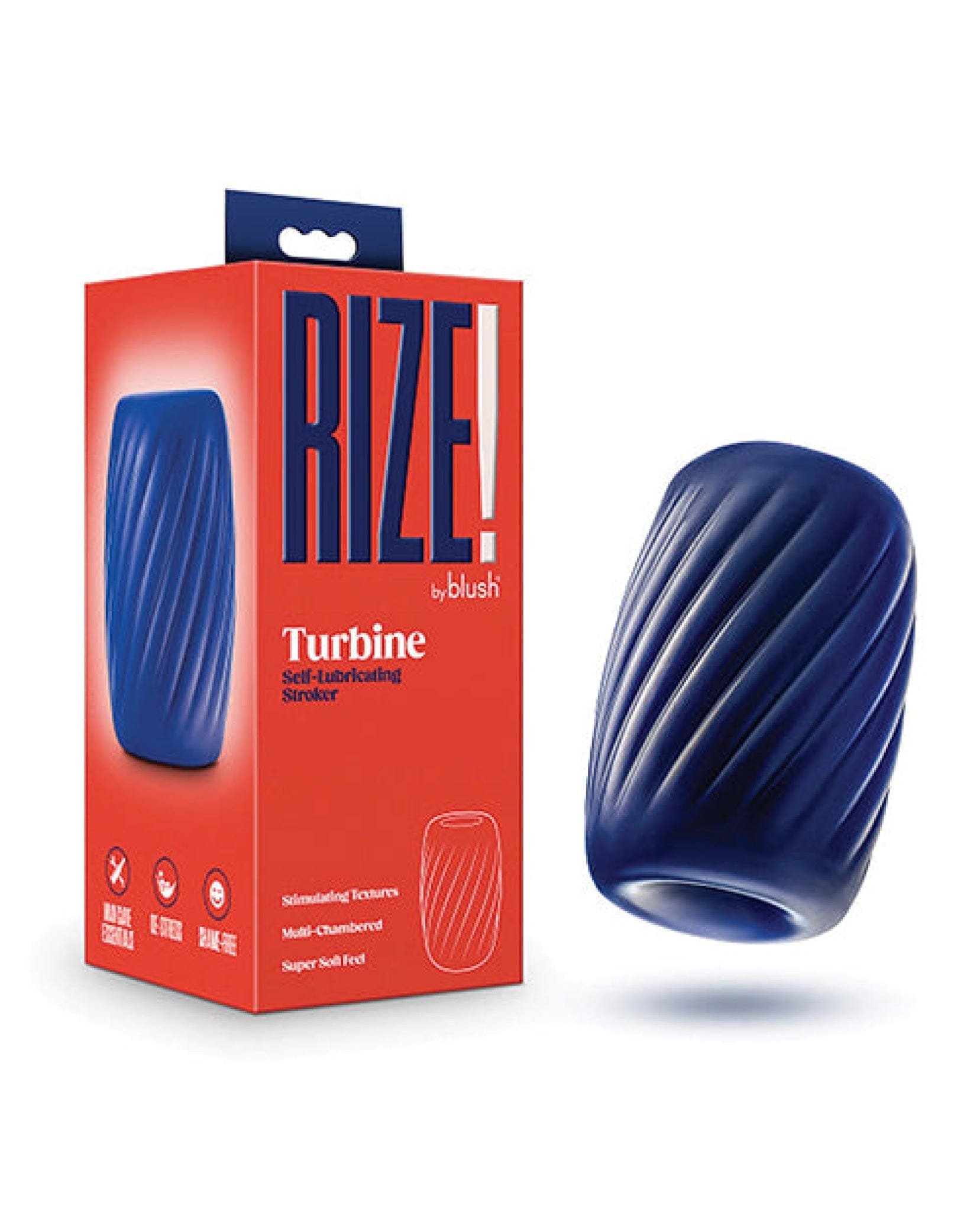 Blush Rize Self Lubricating Stroker - Turbine – Doll Authority