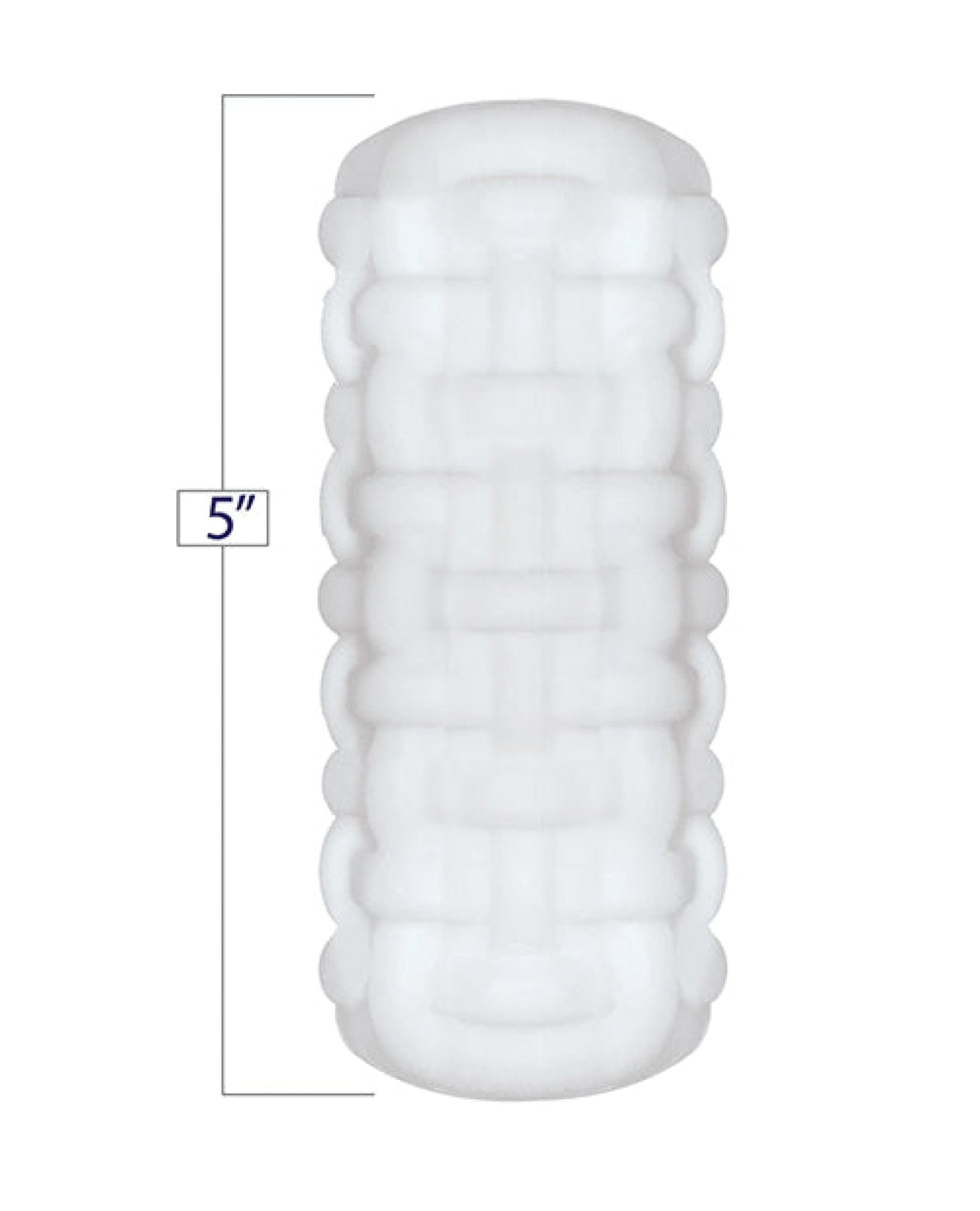 GeoStroker Two 5" Ultra-Soft TPR Stroker - White – Doll Authority